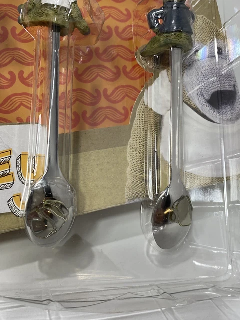 PG TIPS MONKEY Collectable Tea Spoons Opened Never Used - Boxed £19.99 ...