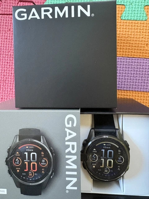 GARMIN FENIX 8 43MM AMOLED Sapphire, Titan, mit Rechng leichten ...