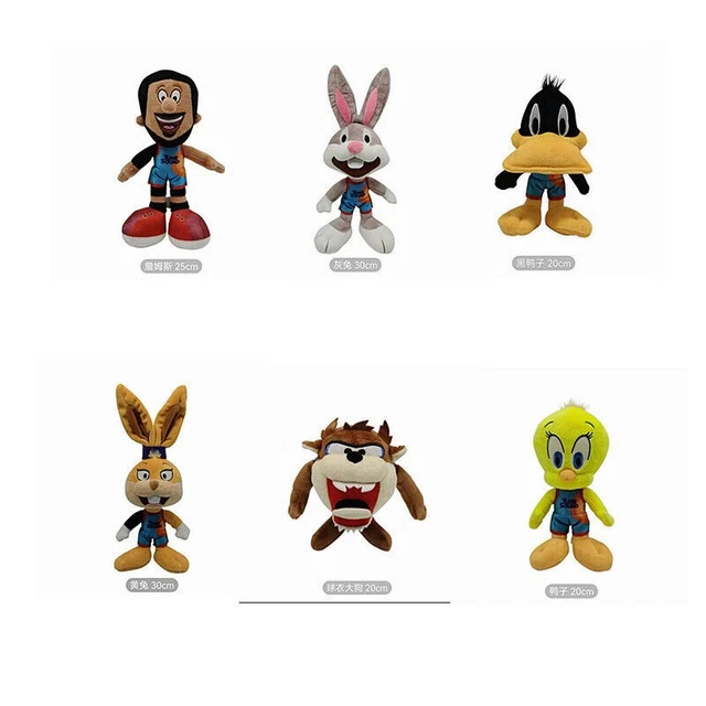 SPACE JAM A New Legacy Tune Squad Plush Complete Set Of 6 Looney Tunes ...