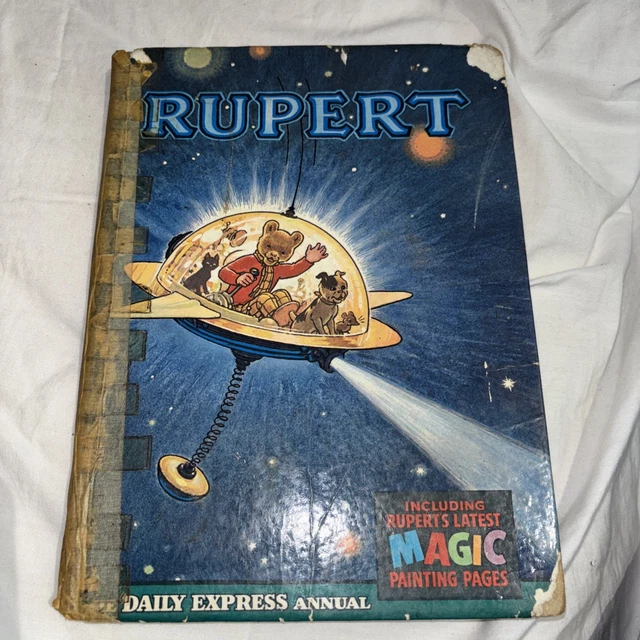 RUPERT THE BEAR The Daily Express Annual 1966 Vintage Book £11.11 ...