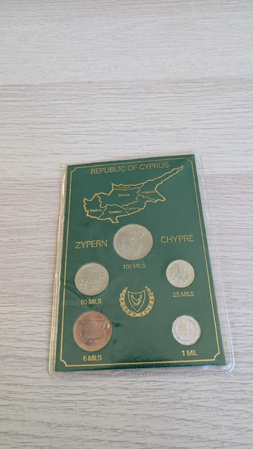 CYPRUS. A SPECIMEN Coin Set. £4.20 - PicClick UK