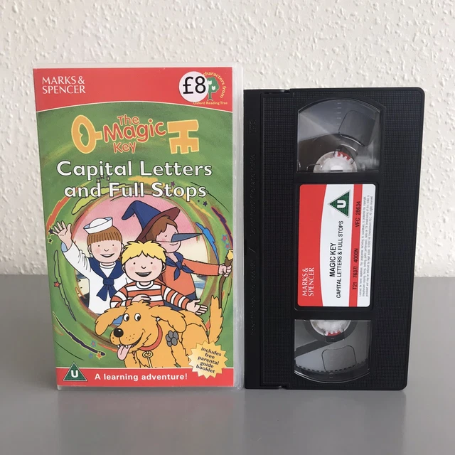 THE MAGIC KEY - Vhs Video - Capital Letters And Full Stops - Rare £24. ...