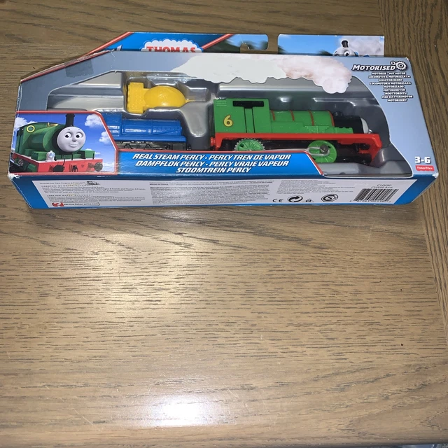 THOMAS THE TANK Engine Trackmaster Trains Real Steam Percy Complete In ...
