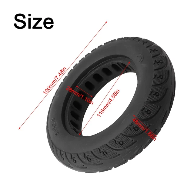 REMPLACEZ VOTRE PNEU arrière de scooter électrique usé par ce pneu solide de EUR 47,12 - PicClick FR