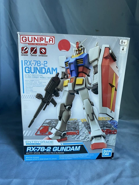 KIT MODÈLE BANDAI Entry Grade RX-78-2 Gundam 1/144 Gunpla livraison ...