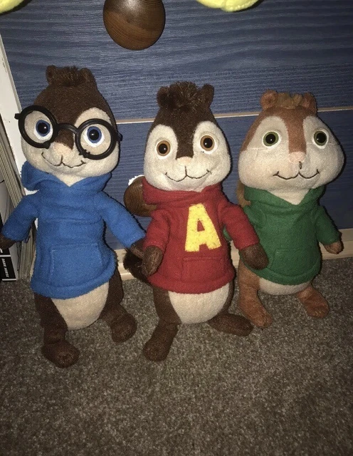 RARE PMS ALVIN & The Chipmunks Plush Simon Theodore Set Of 3 Used Movie ... RARE PMS ALVIN & The Chipmunks Plush Simon Theodore Set Of 3 Used Movie ...