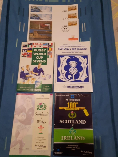 SCOTTISH RUGBY UNION Programmes 1990s £9.99 - PicClick UK