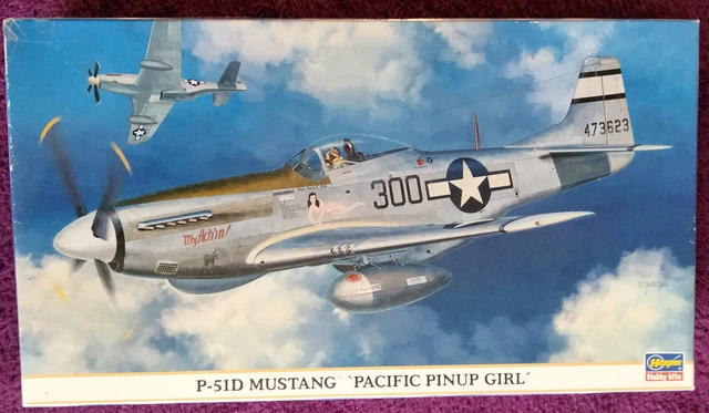 HASEGAWA 1:48 P-51D Mustang « Pacific Pinup Girl » Model Kit #09903 ...