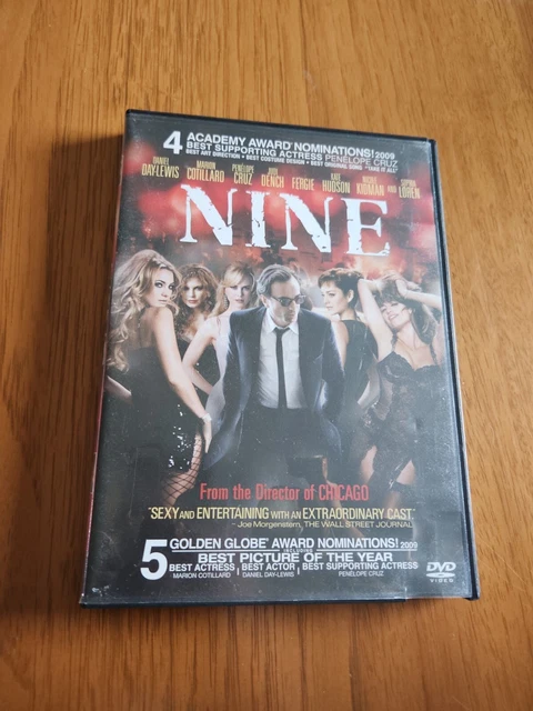 NINE (DVD) DANIEL Day-Lewis Nicole Kidman Penelope Cruz Musical/Drama ...