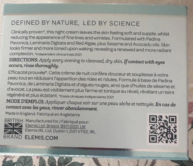 ELEMIS🌟PRO-COLLAGEN NIGHT CREAM,50ML Gen 🌼 Boxed Exp 2028 AUTHENTIC ...