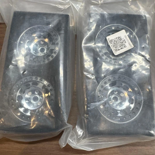 1.9 INCH BEADLOCK wheels, titanium color, crawler, radio control £104. ...