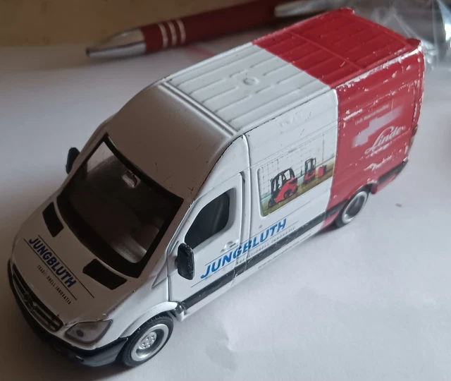 SIKU 1935 MERCEDES Sprinter Werbemodell Jungbluth/ Linde EUR 39,50 ...