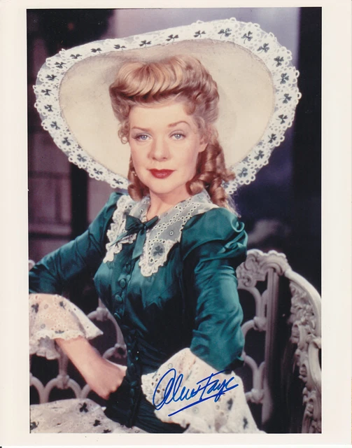 Alice Faye 20x25 Cm 8x10 Inch Signiertes Foto Autogrammautograph Eur 3000 Picclick Fr