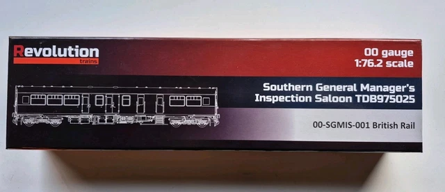 REVOLUTION TRAINS OO gauge Caroline 975025 Inspection Saloon British ...