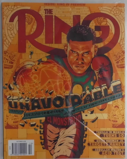 THE RING MAGAZINE Oct 2025 David Benavidez: Unavoidable + Thrilla in ...