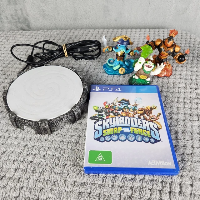 SKYLANDERS SWAP FORCE PS4 Starter Pack Video Game Portal 3x Character ...