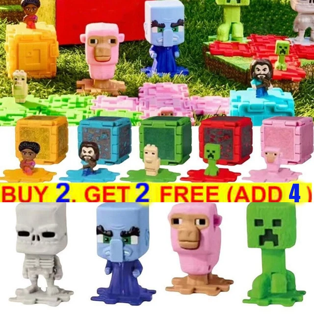 2025 MINECRAFT MOVIE Blockhead Toys McDonald's Happy Meal Toy Gifts ...