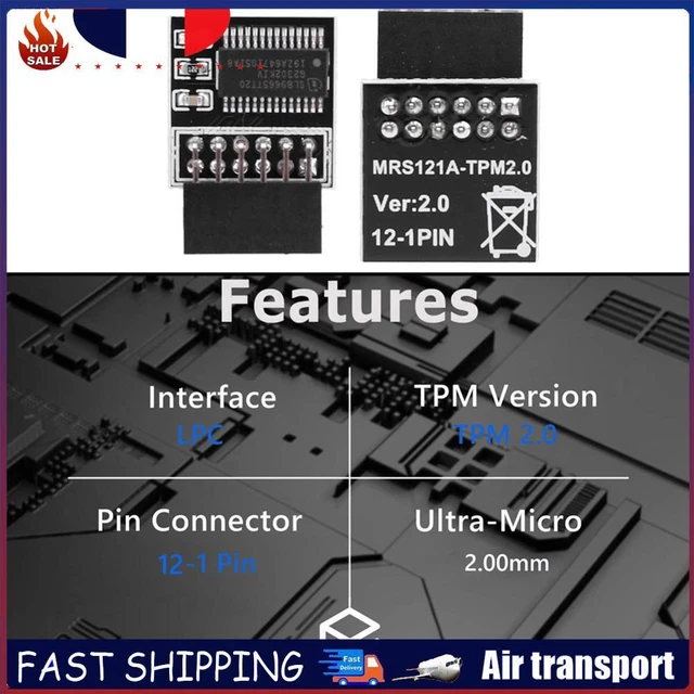 # TPM 2.0 Trusted Platform Module SATA for Gigabyte Motherboard Win11 ...
