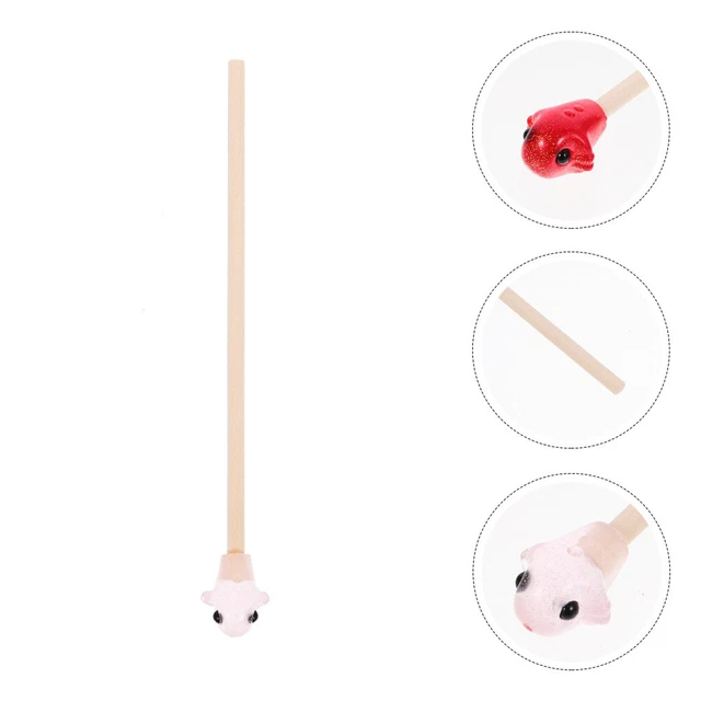 WOODEN FISH TRAINING Stick Tank Wand Betta Toys Active Plaything £7.39 ...