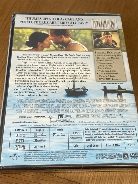 CAPTAIN CORY‘S MANDOLIN DVD Brand NEW & Sealed Region 1 USA Import ...