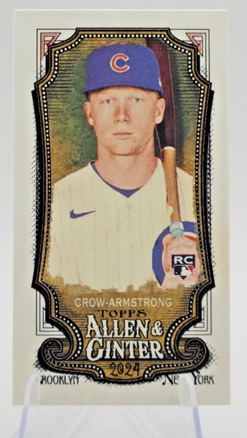 2024 ALLEN & Ginter Pete Crow-Armstrong Mini #46 PCA Rookie Card RC ...