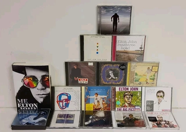 ELTON JOHN CD Collection- Too Low For Zero Rocket Man Yellow Brick Road ...