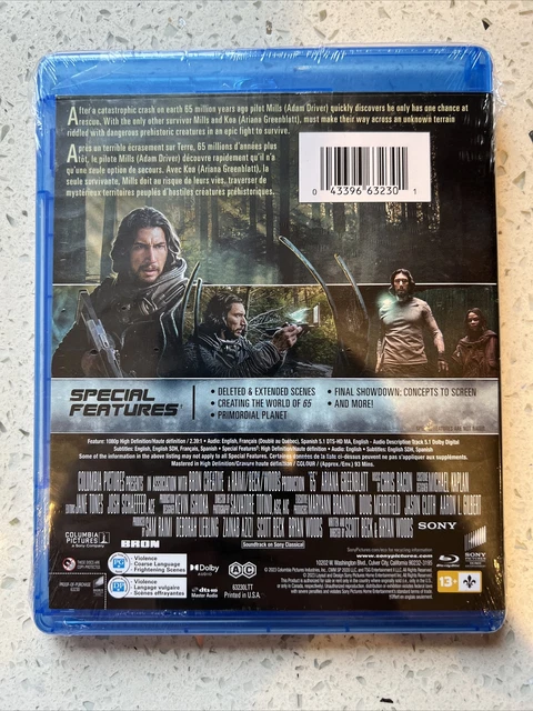 65 (BLU-RAY, 2023, Canadian) | Brand New & Sealed | Free Shipping! $19. ...