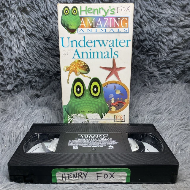 HENRYS AMAZING ANIMALS Underwater Animals VHS Disney Channel TV Show DK ...