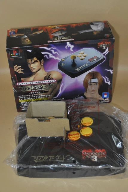 HORI TEKKEN 3 Real Arcade Fight Stick Playstation 1 PS1 PS2 Rare HPS-27 ...