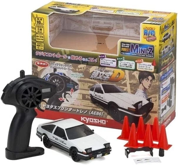 KYOSHO FIRST MINI-Z RC car RTR Set INITIAL-D TOYOTA Trueno AE86 from ...