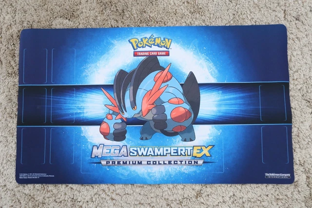 OFFICIAL POKEMON TCG card game playmat, Mega Swampert EX Premium ...