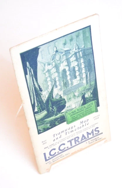 TRAMWAY LCC TRAMS Map & Guide November 1932 Lambeth Bridge £28.00 ...