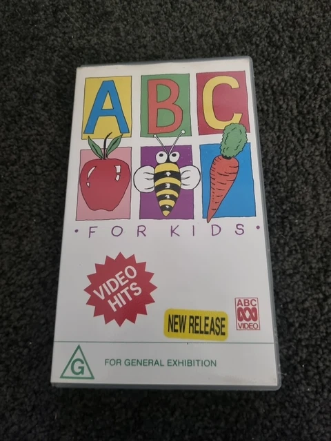 ABC FOR KIDS Video Hits (VHS Tape, 1991) PAL VGC $16.95 - PicClick AU