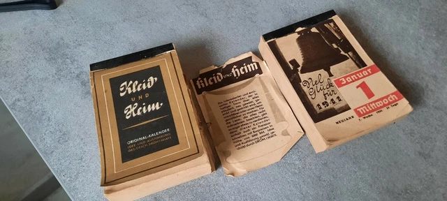 OLD PRE-WAR CALENDAR 1940 1941 with Adolf Hitler £146.07 - PicClick UK