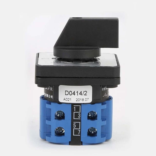 3 POSITION CHANGEOVER Switch Universal Rotary Changeover Switch £14.99 ...