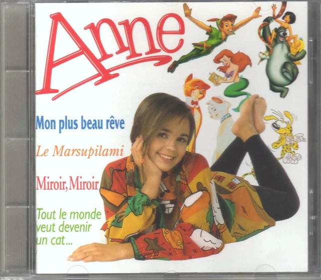 ANNE - MON Plus Beau Rêve - CD Album - 1993 - Chanson Walt Disney ...