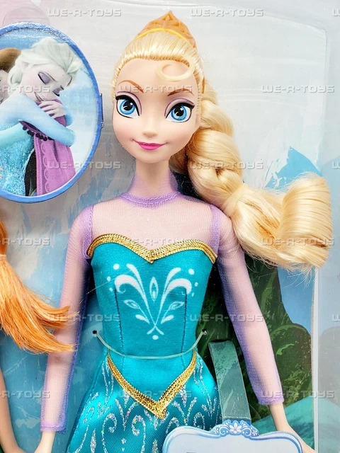 DISNEY FROZEN ROYAL Sisters Doll Set Princess Anna & Princess Elsa 2013 ...