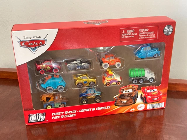 DISNEY PIXAR CARS Mini Racers 10-Pack Mattel Boxed Set – Sealed Die ...