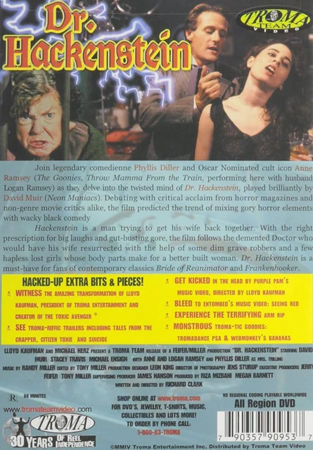 DR HACKENSTIEN (DVD) David Muir Michael Ensign Cathy Cahn Stacey Travis ...