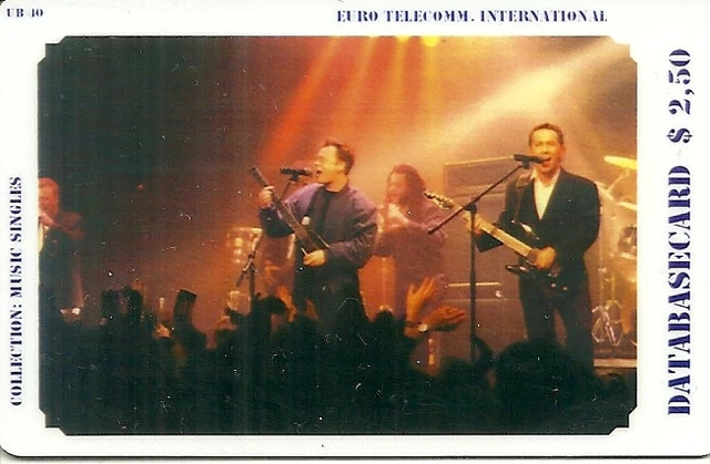 RARE / TELECARD Prepaid - Ub40 Ub 40 ( Limited Edition To 99 Exemplarys ...