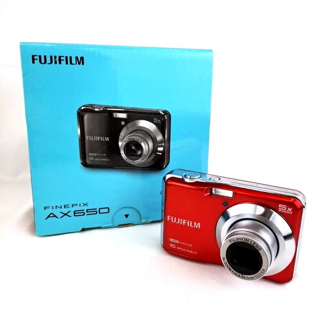 FUJIFILM FINEPIX AX650 RED 16MP Working Digital Camera £19.00 - PicClick UK
