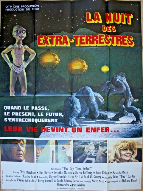 LA NUIT DES EXTRA TERRESTRES Affiche Cinéma PLIEE 160 x 120 cm Movie ...