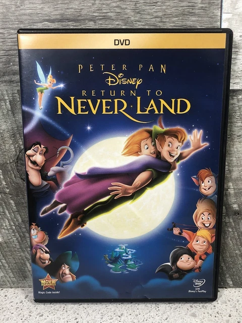 DISNEY PETER PAN Return to Never Land (DVD, 2013) $10.50 - PicClick CA