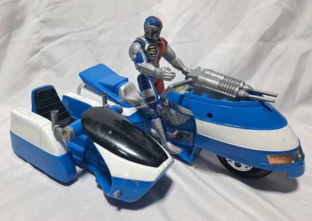 90'S VR TROOPERS Turbo Cycle + VR Trooper Action Figure By Kenner Toys ...