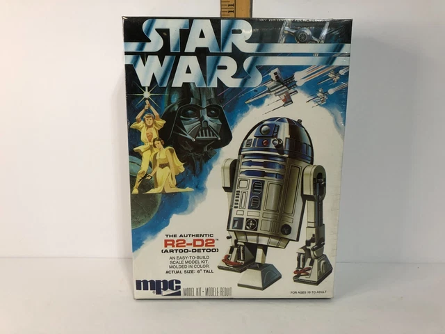 VINTAGE STAR WARS Model Kit: R2-D2 Artoo-Deetoo MPC 1977 Sealed $85.00 ...