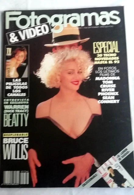 PHOTOGRAMS & VIDEOS No. 1766 Bruce Willis Madonna Tom Cruise Sean ...