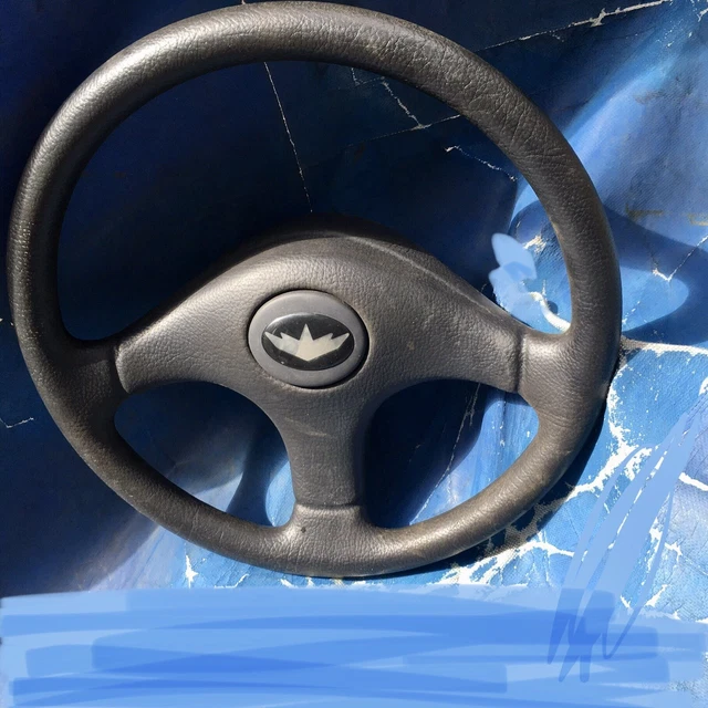 VOLANTE/STERZO MICROCAR CHATENET E Compatibili Compreso Logo Centrale ...