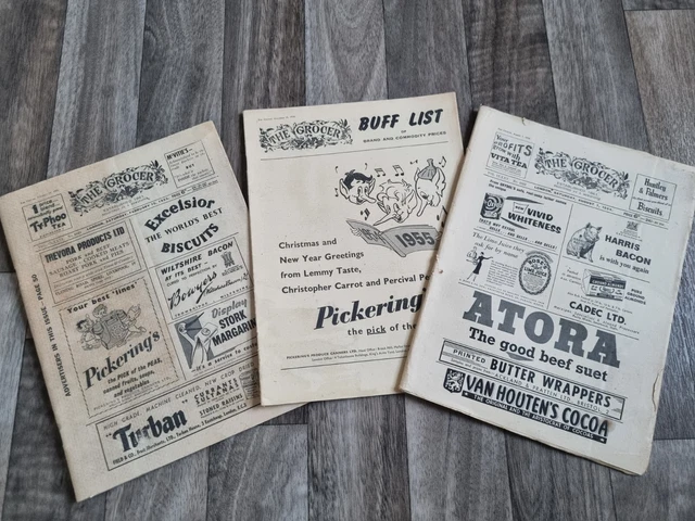 3 ISSUES OF THE GROCER Magazine/Newspaper 1954/1955 £26.00 - PicClick UK