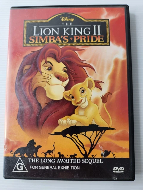 THE LION KING 2-Simba's Pride (DVD, 1998) Disney $6.70 - PicClick AU