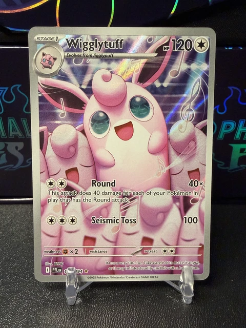 2025 | POKÉMON Phantasmal Flames | Wigglytuff Illustration Rare | 105/ ...